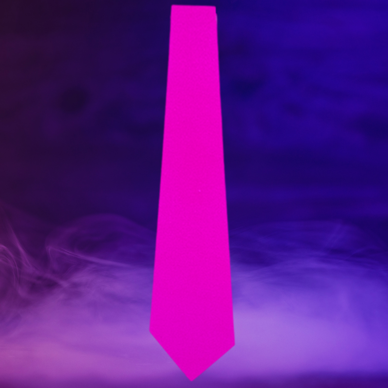 Corbata papel neón